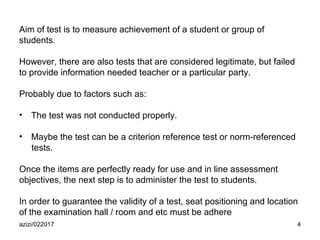 Test Administration | PPT