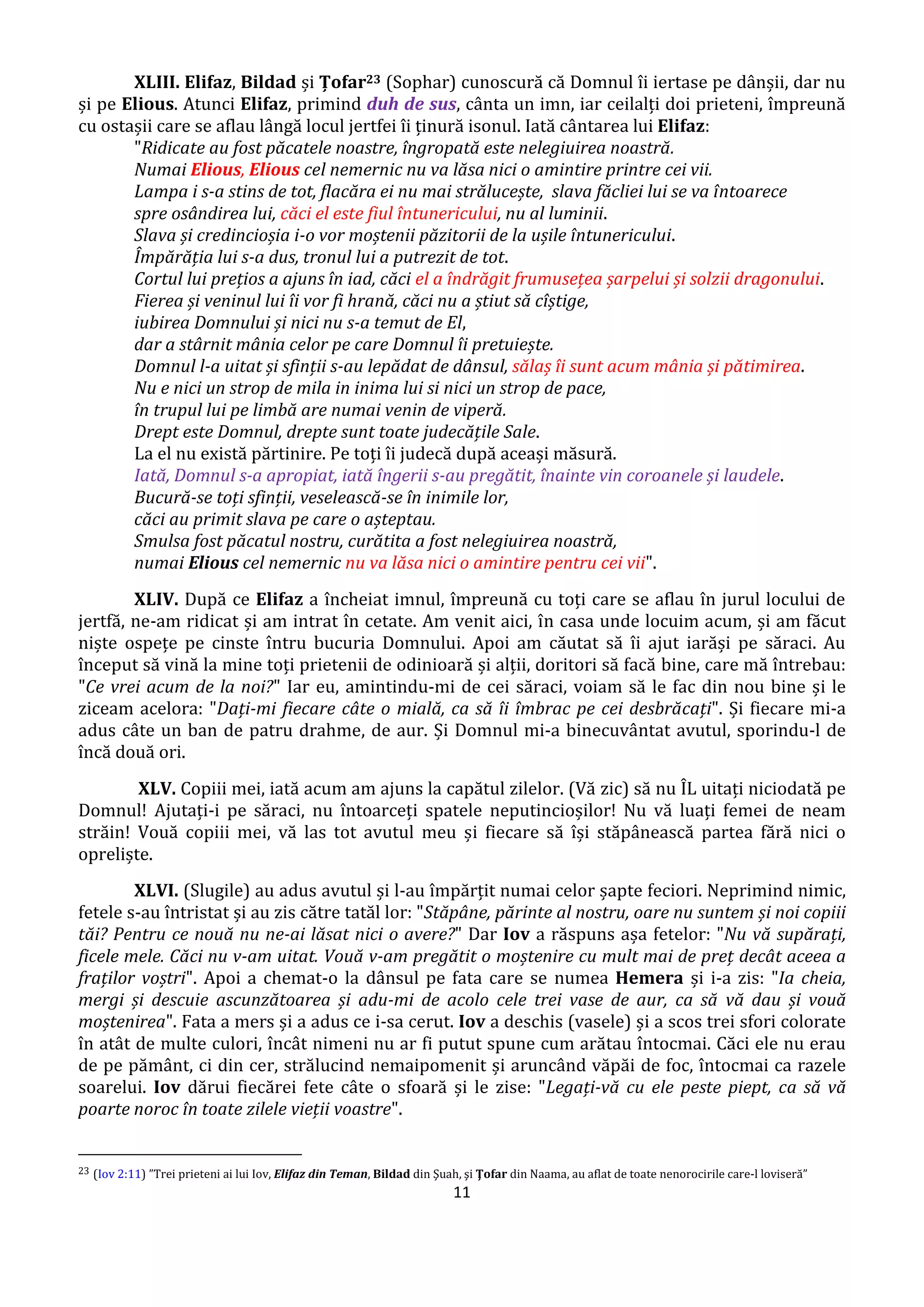 Testamentul lui Iov | PDF
