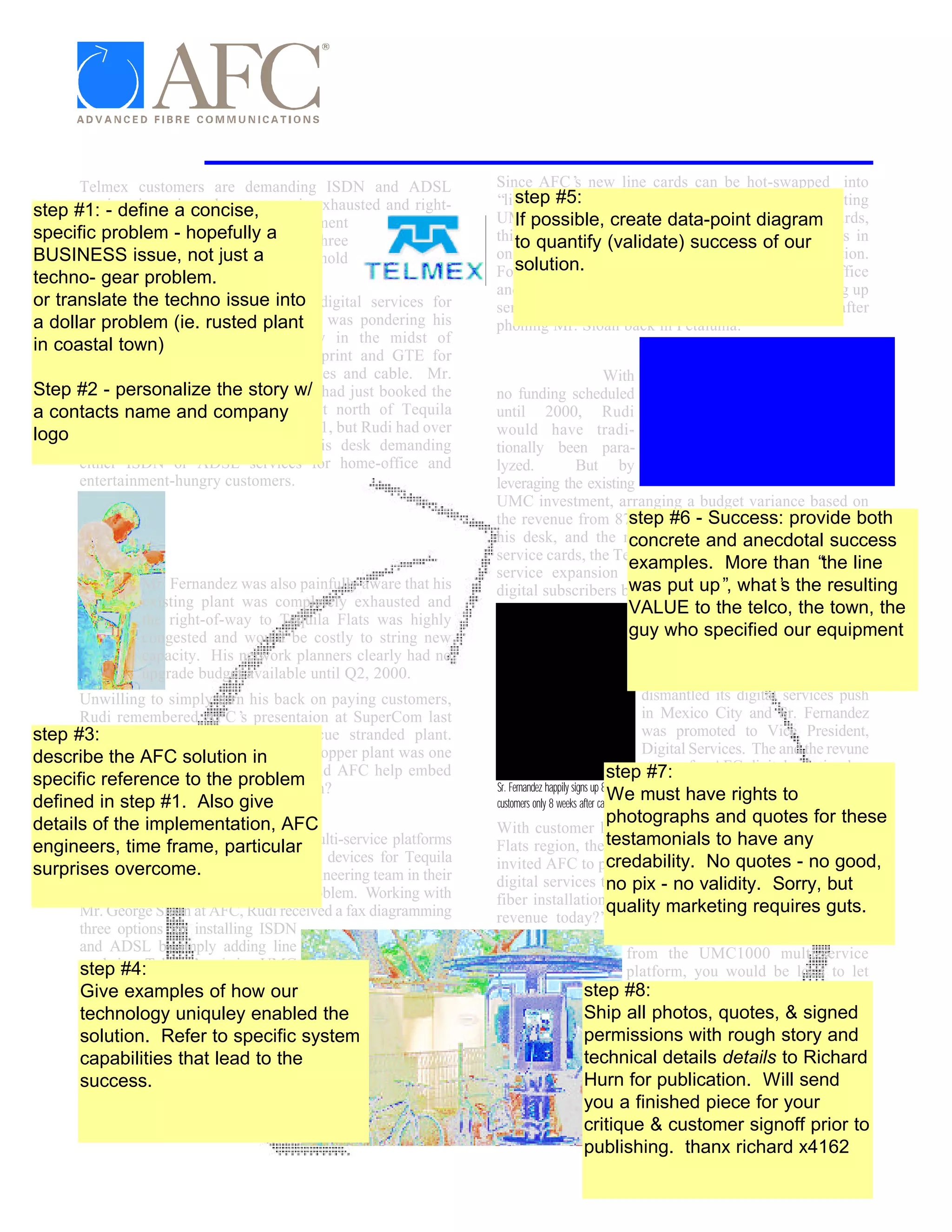 Two testamonial application notes | PDF