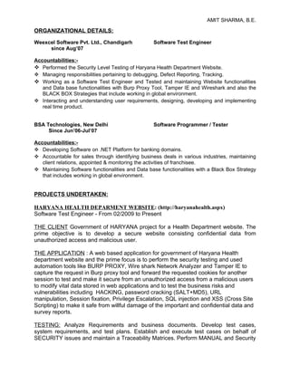 Test Analyst 3 + Yrs Manual Automation | PDF