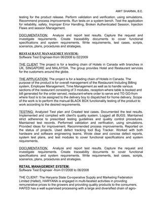 Test Analyst 3 + Yrs Manual Automation | PDF