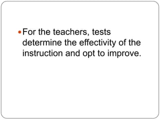 Test and its definition | PPTX