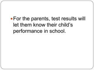 Test and its definition | PPTX