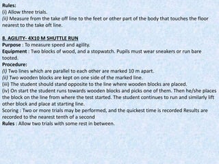 Test and measurment in sports Class XII -UNIT 6 PPT | PPTX