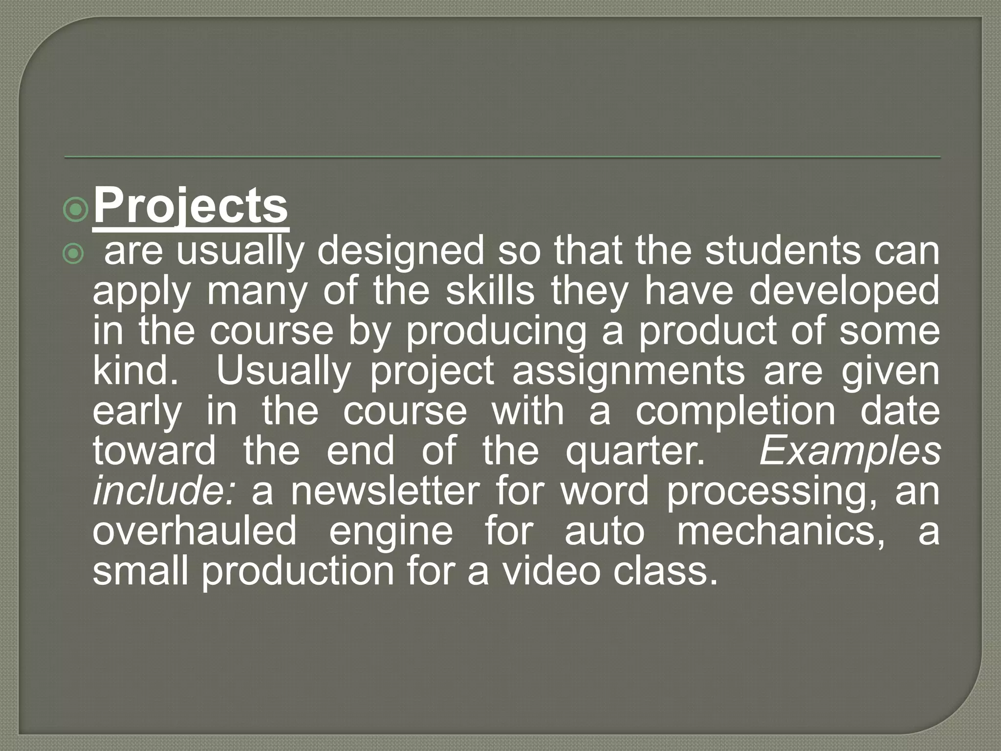 Test and Non Test Assessment | PPTX