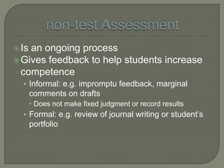 Test and Non Test Assessment | PPTX