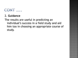 Test and types of test in education | PDF