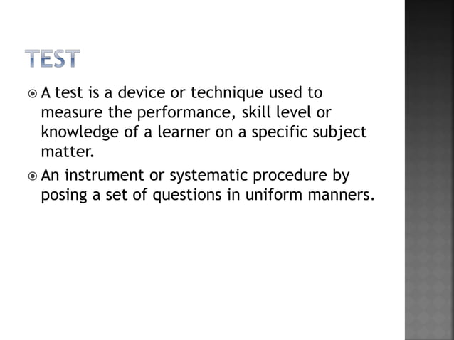 Test And Types Of Test In Education test-and-types-of-test-in-education