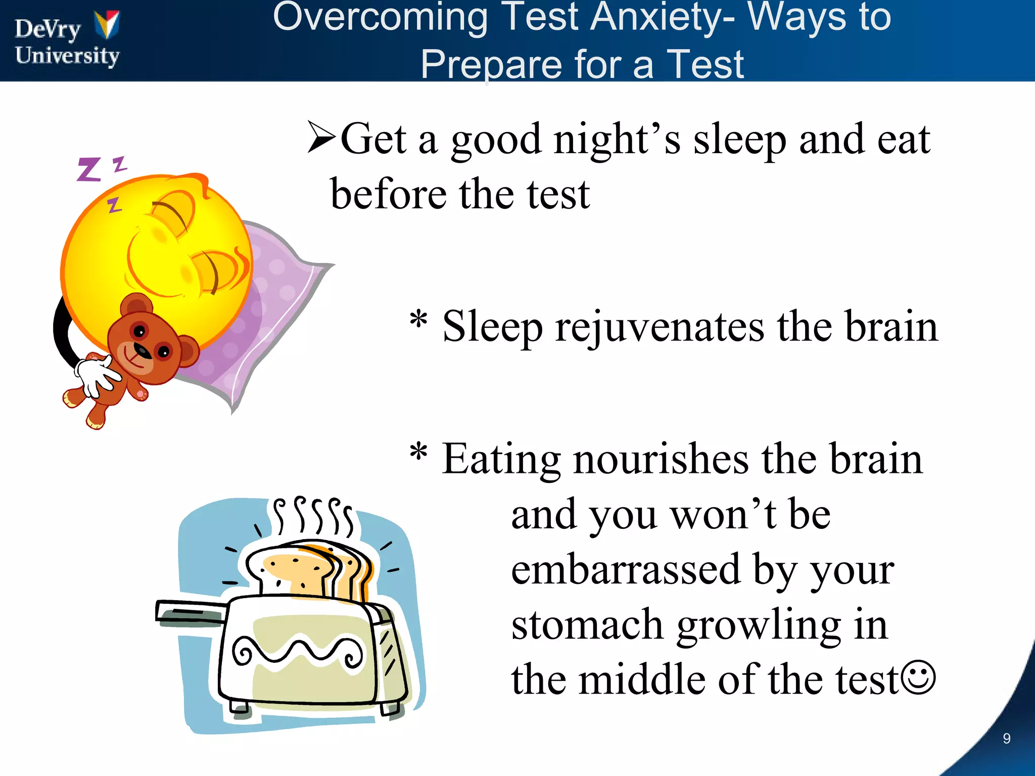 How to Overcome Test Anxiety | PDF