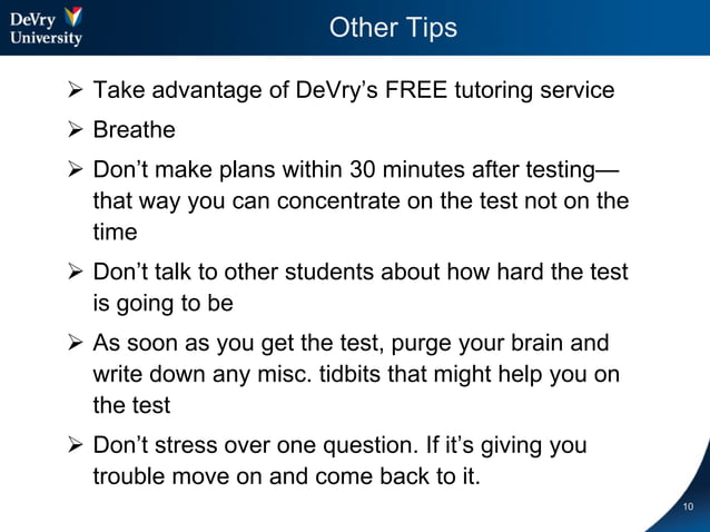 How to Overcome Test Anxiety | PDF