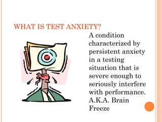 Test anxiety | PPT