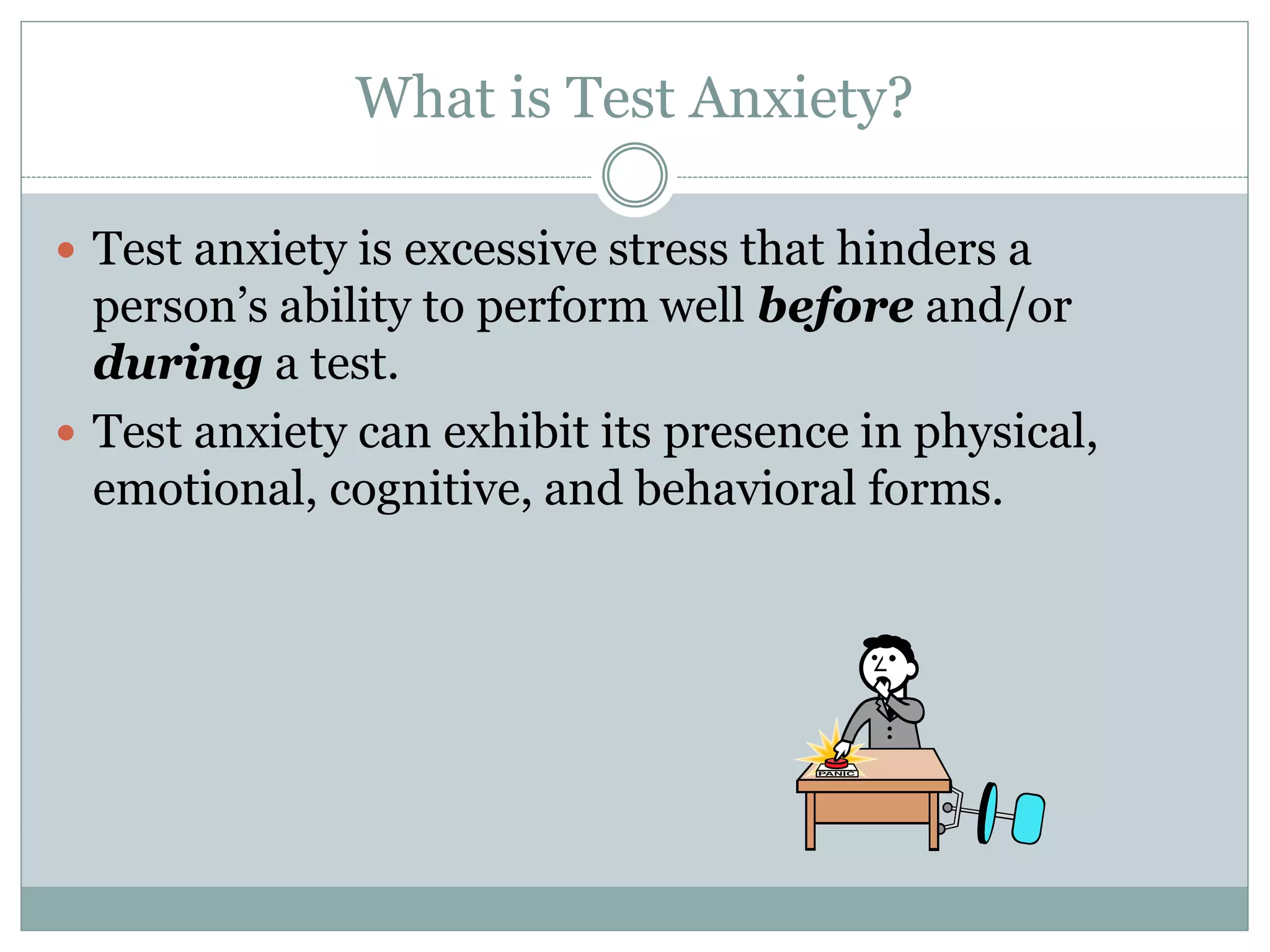 Test anxiety management skills | PPT