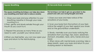 TEST ANXIETY: WHAT TRIGGERS IT AND WHAT CAN WORK? | PDF