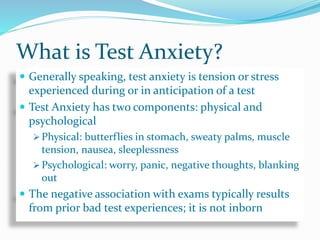 Test anxiety | PPT