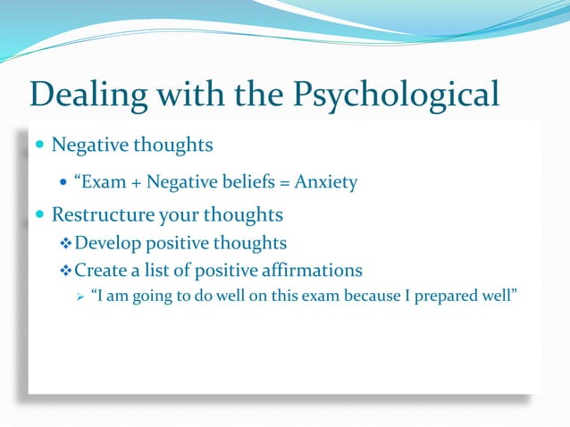 Test anxiety | PPT