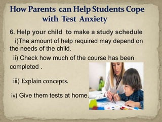 ROLE OF PARENTS AND TEACHERS IN OVERCOMING TEST ANXIETY | PPT