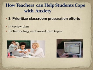 ROLE OF PARENTS AND TEACHERS IN OVERCOMING TEST ANXIETY | PPT