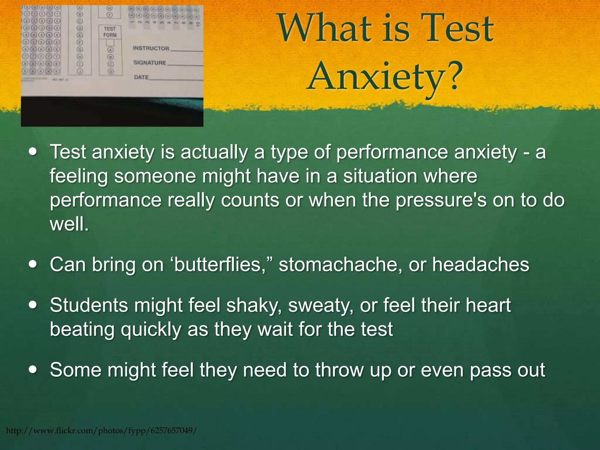 Test Anxiety | PPT