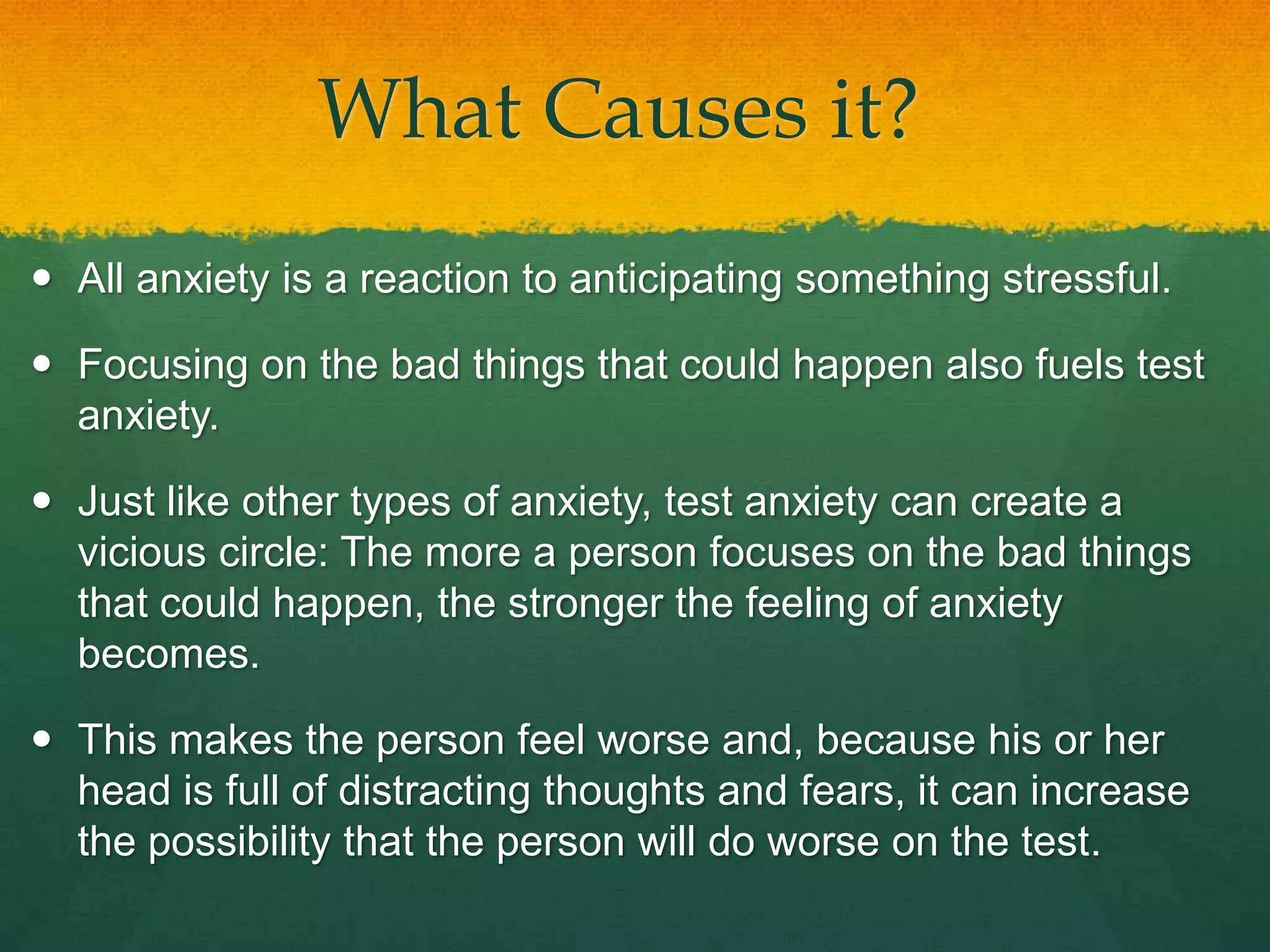 Test Anxiety | PPT