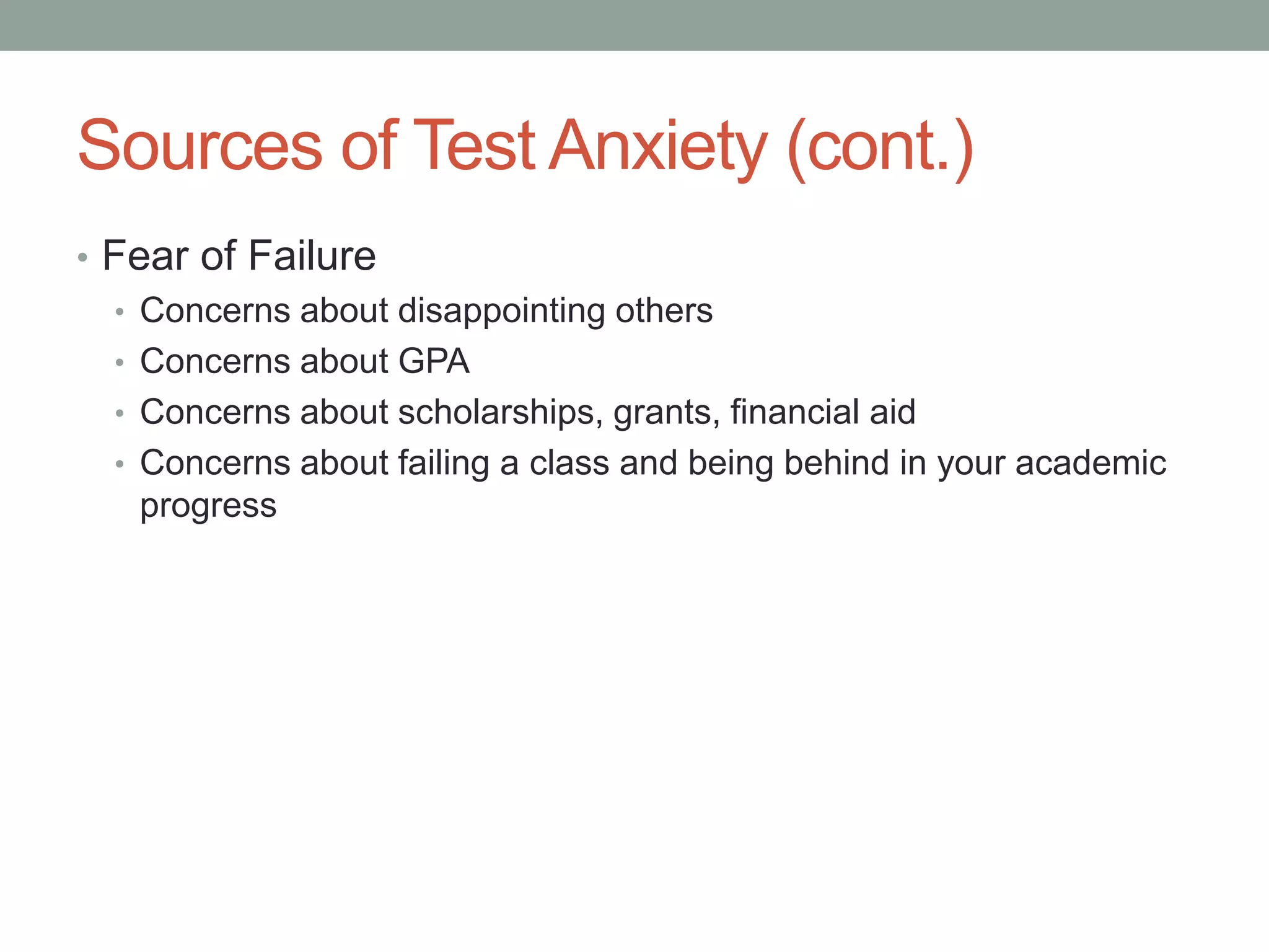 Test Anxiety & Stress Management Skills | PPTX