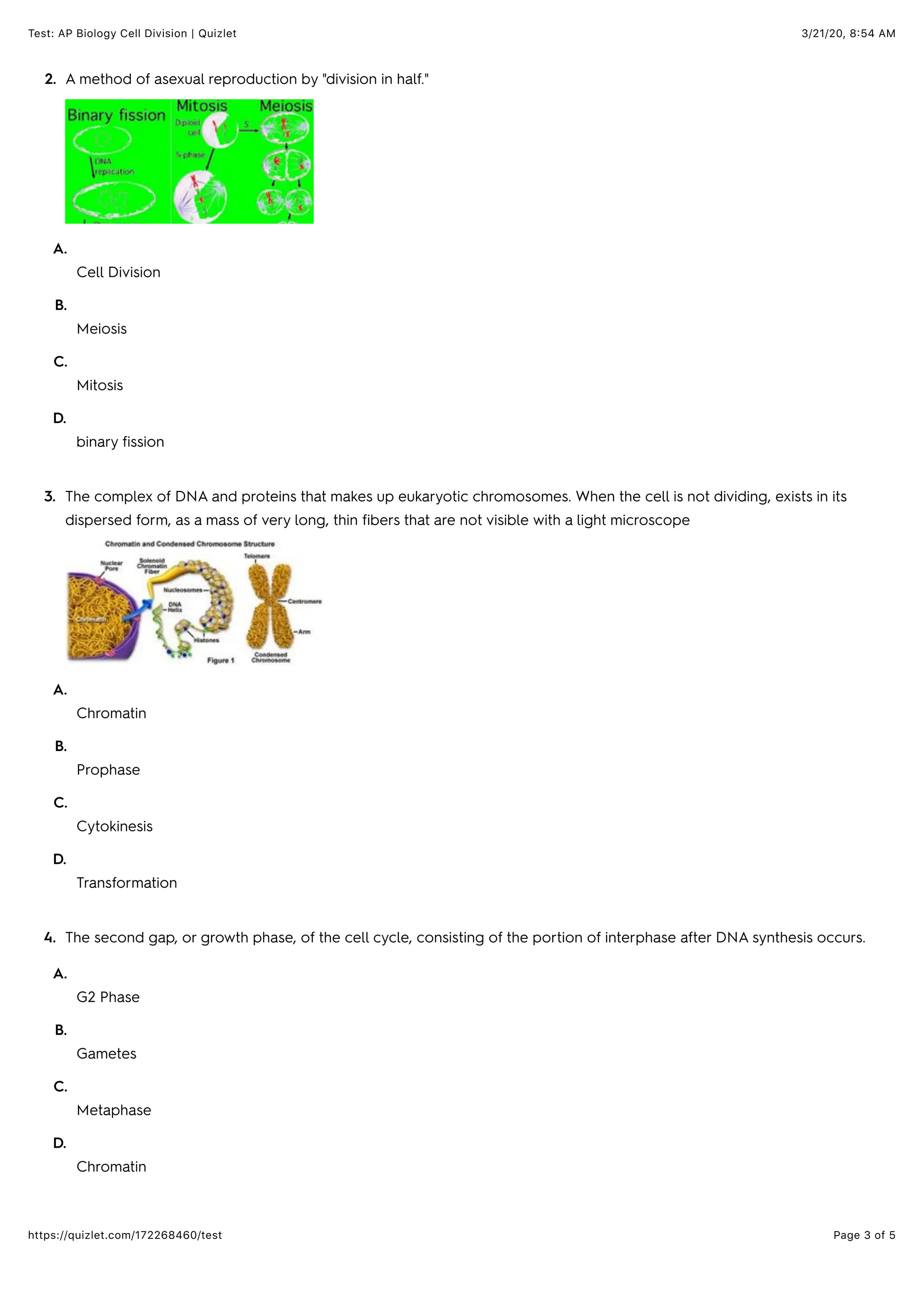 Test: AP Biology Cell Division | Quizlet.pdf