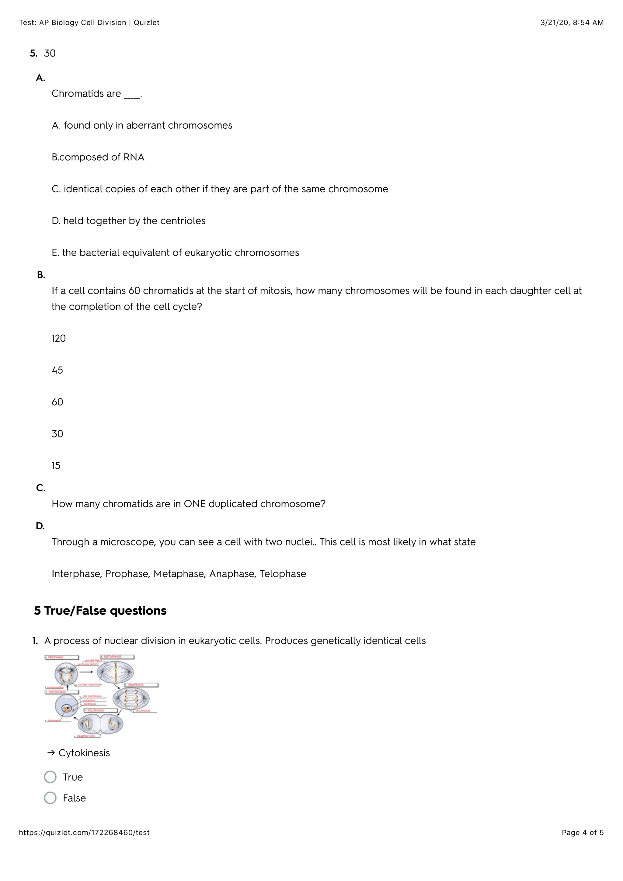 Test: AP Biology Cell Division | Quizlet.pdf