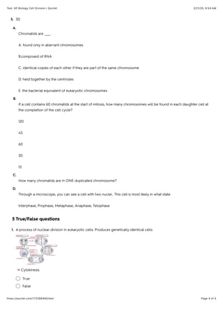 Test: AP Biology Cell Division | Quizlet.pdf