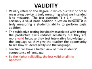 Test appraisal | PPT