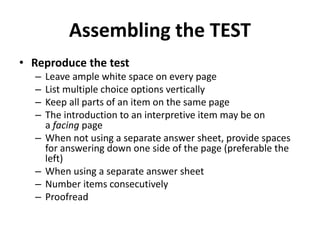 Test appraisal | PPT