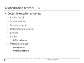 Testare Automata Laborator | PPT