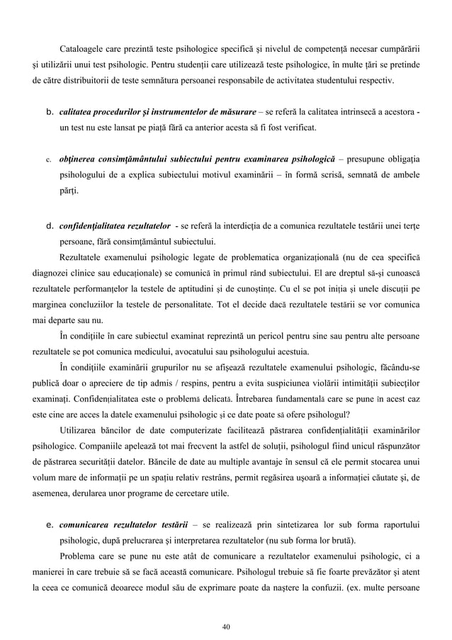 Testare psihologica | PDF