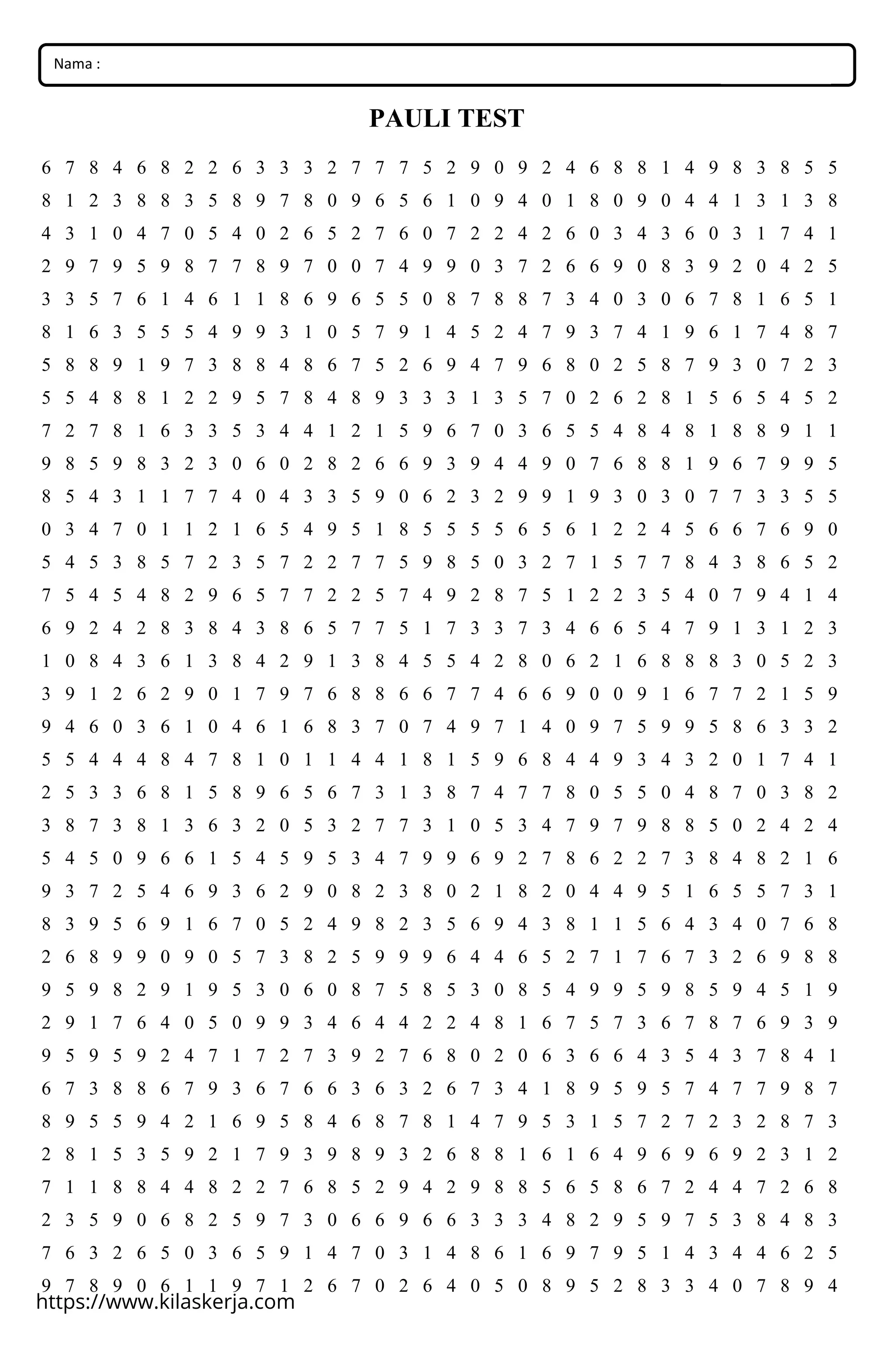 Test Army Alpha Intelegence, Kraeplin, Pauli, Wartegg Slide Pdf ...