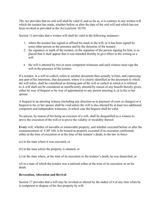 Testate succession | DOC