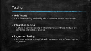 Test automation | PPTX | Operating Systems | Computer Software and ...