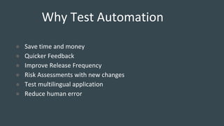 Software Test Automation | PPT