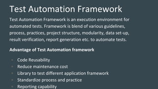 Software Test Automation | PPT