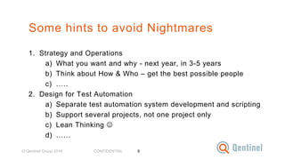 Test Automation Nightmares - Antti Heimola, Qentinel | PDF
