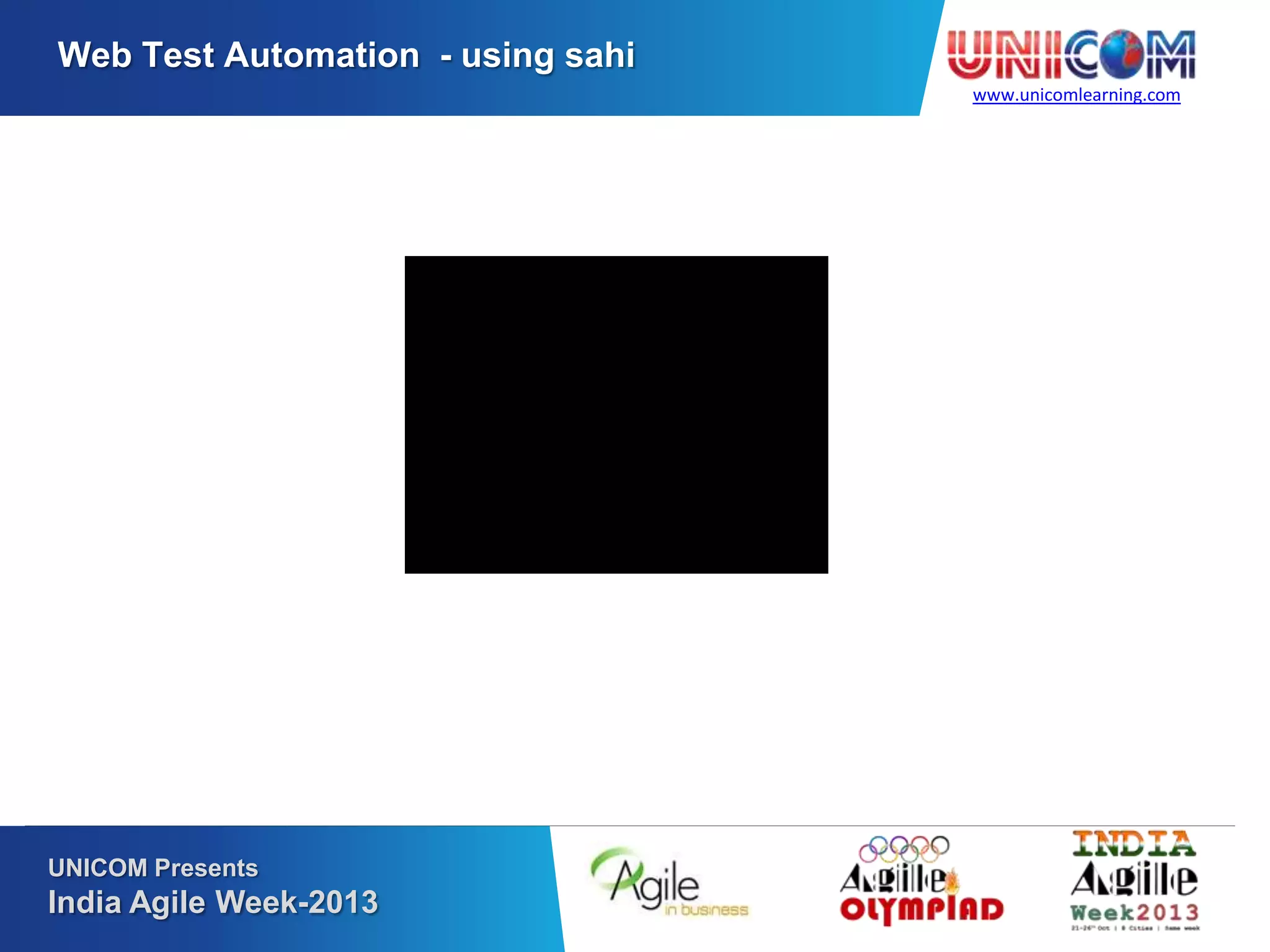 Test Automation Pathway For Building And Sustaining Agile Teams Ppt
