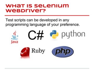 Test automation - Building effective solutions | PPT