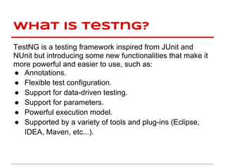 Test automation - Building effective solutions | PPT