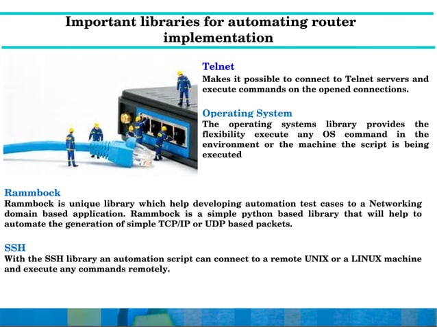 Network Protocol Testing Using Robot Framework Ppt