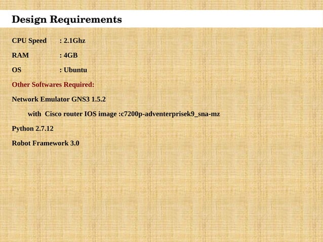 Network Protocol Testing Using Robot Framework Ppt