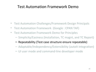 Test Automation Demonstration with Dr Yongyan Wang by XBOSoft | PPT