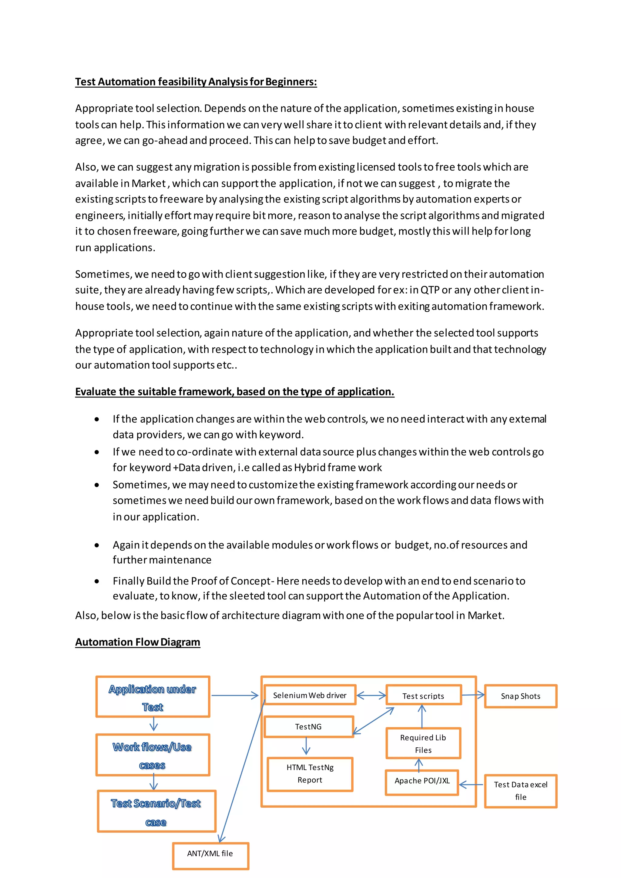Test automation feasibility analysis | DOCX