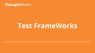 Test automation Frame Works | PPT