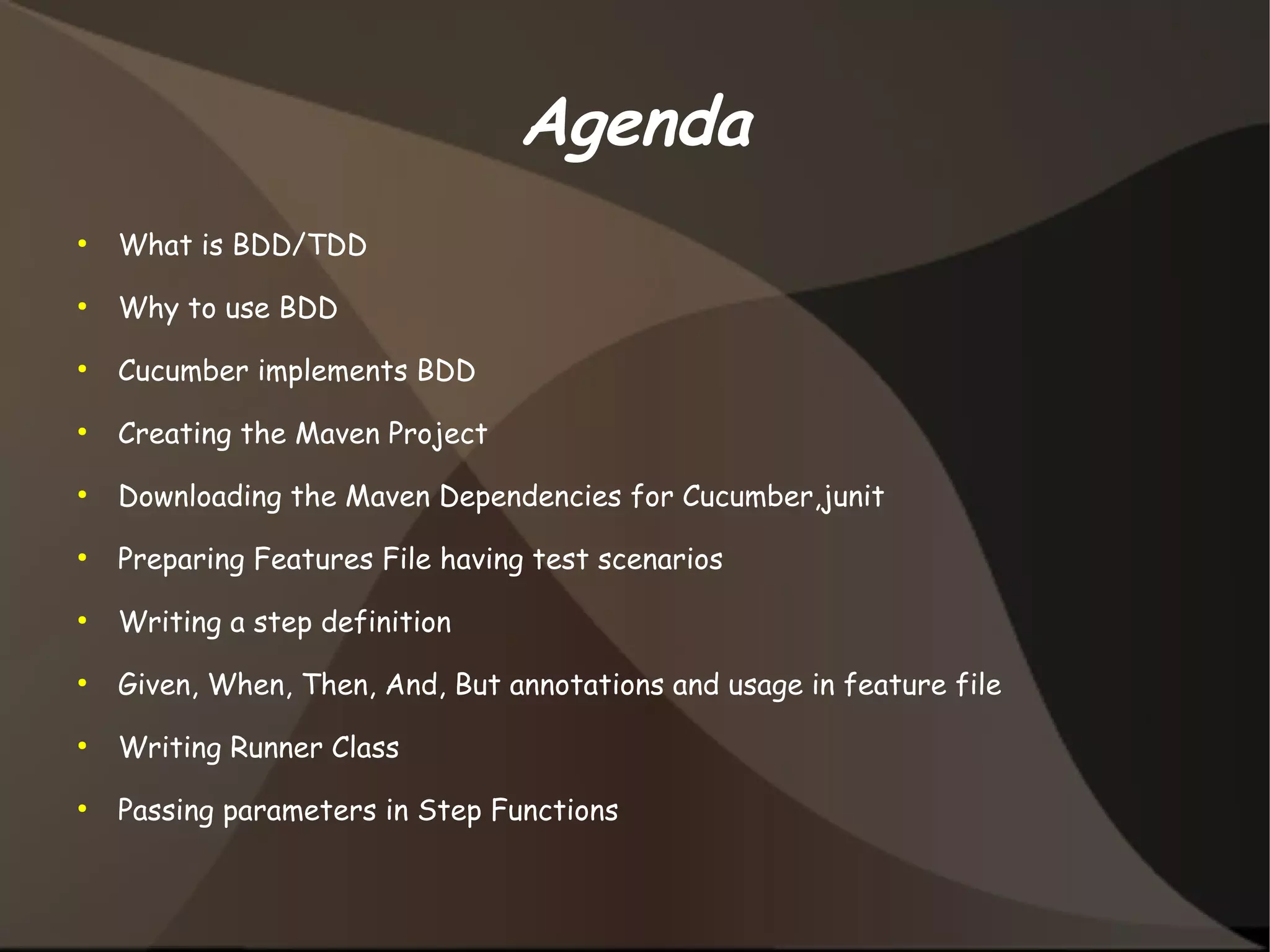 Test Automation Framework Using Cucumber Bdd Overview Part 1 Odp