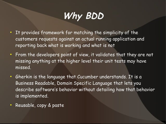 Test Automation Framework using Cucumber BDD overview (part 1) | ODP