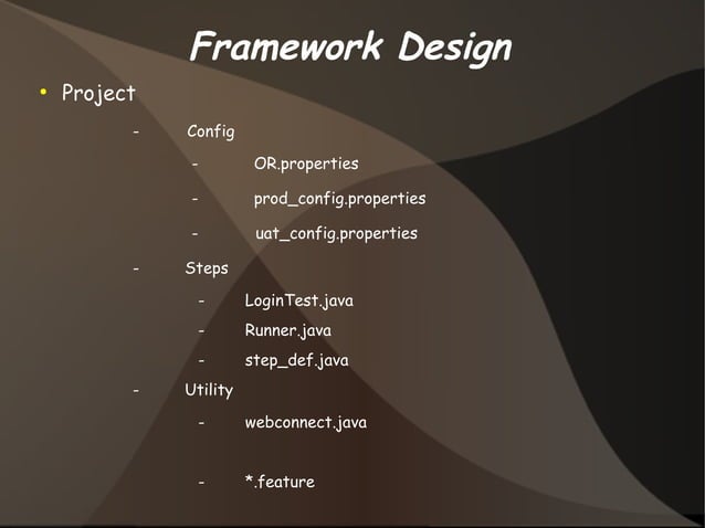 Test Automation Framework Using Cucumber Bdd Overview Part 2 Ppt