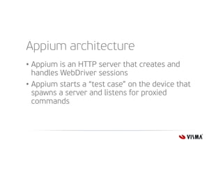 Test automation of mobile apps | PPT