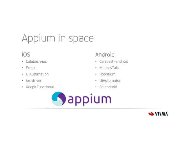 Test Automation Of Mobile Apps Ppt